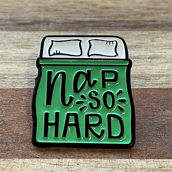 Jewelry | Nap So Hard Enamel Pin | Poshmark